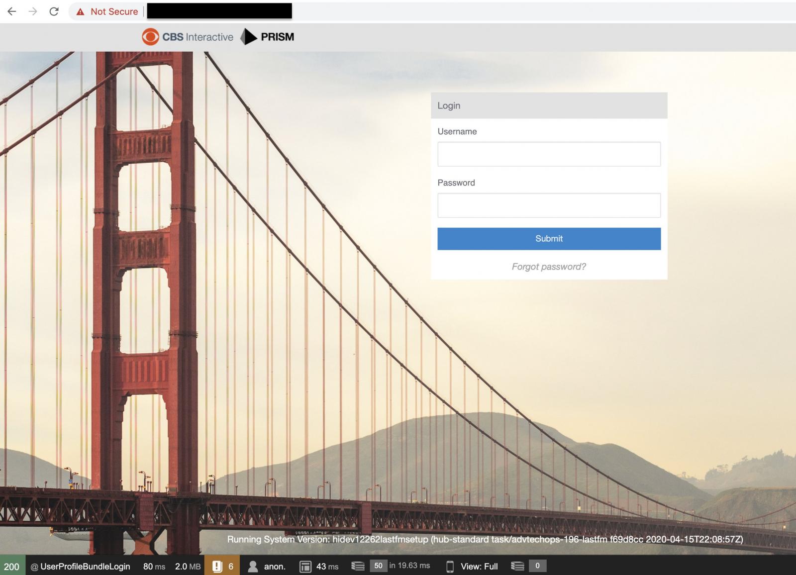 Cbs Lastfm Fixes Admin Password Leakage Via Symfony Profiler